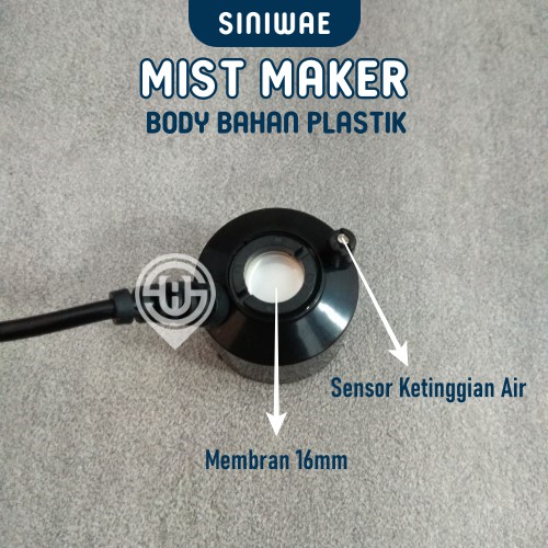 Jual Mist Maker Ultraconic Mesin Kabut Membran 16mm Bodi Plastik Alat ...