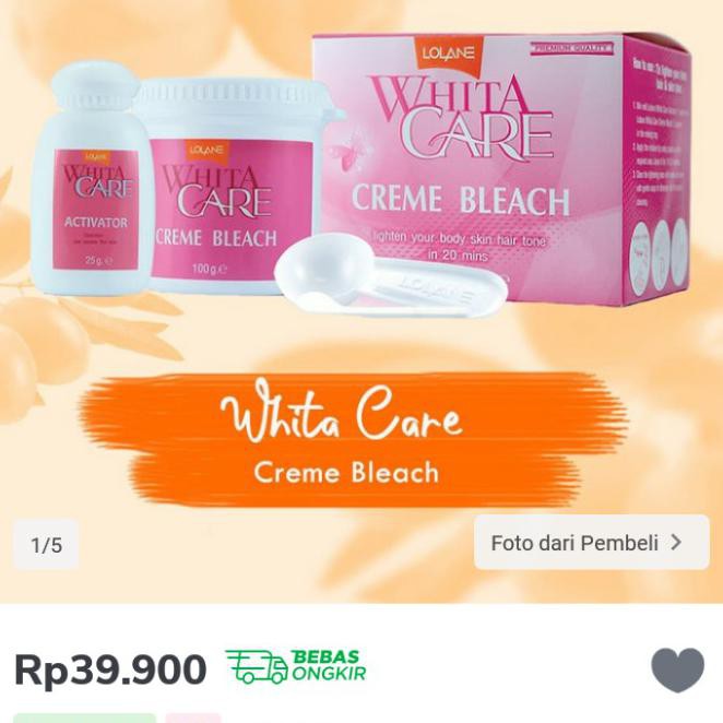 Jual Lolane Whita Care Creme Bleach 125G / Bleaching Badan 125Gr ...