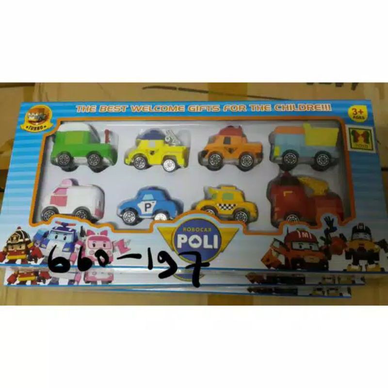Jual mainan mobil poli isi 8 pcs | Shopee Indonesia