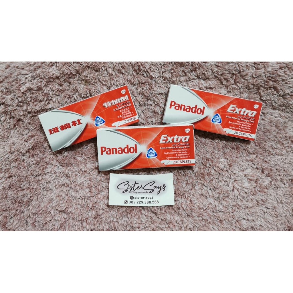 Jual Panadol Extra with Optizorb (SINGAPORE) | Shopee Indonesia
