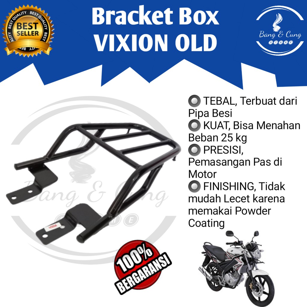 Jual B&C - Breket Braket Bracket Behel Begel Box Belakang motor Yamaha ...
