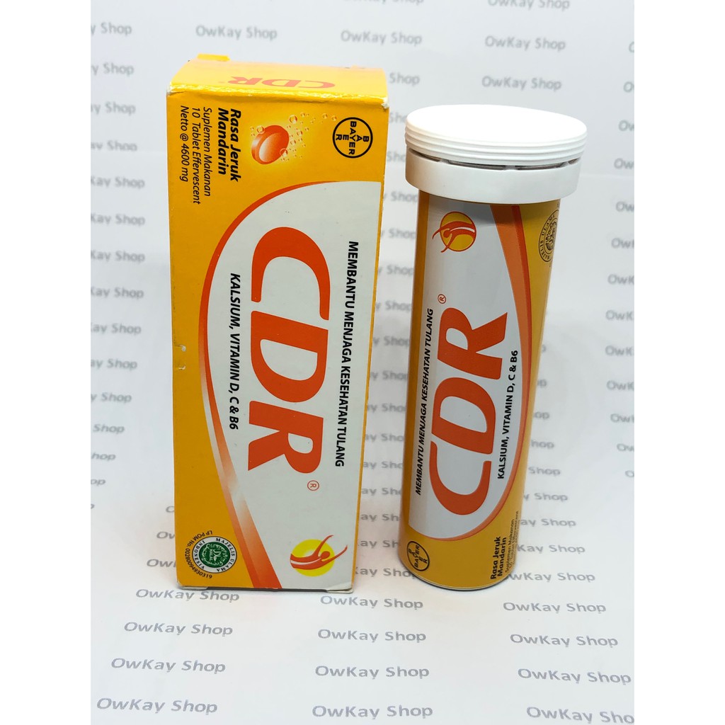 Jual CDR Tab Effervescent Rasa Jeruk Mandarin | Shopee Indonesia