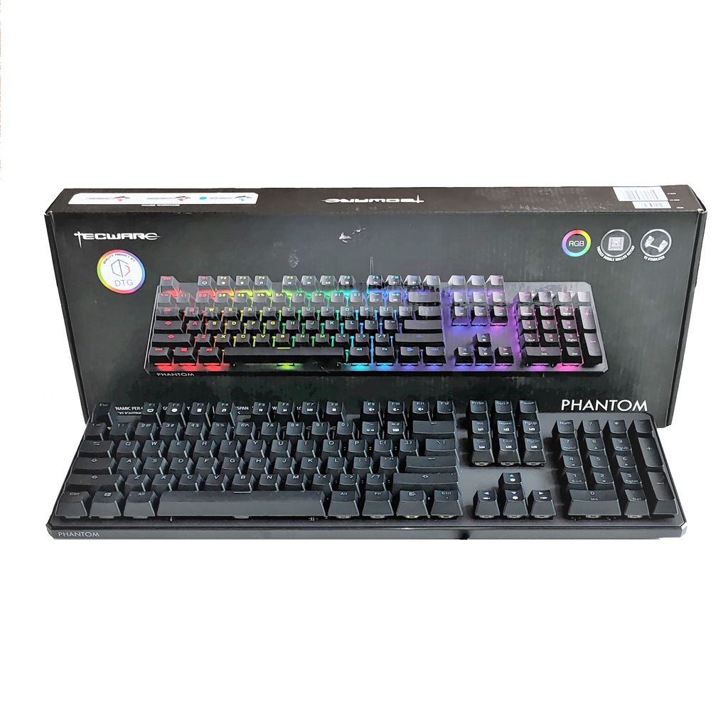 Jual Tecware Phantom Mechanical Keyboard RGB | Shopee Indonesia