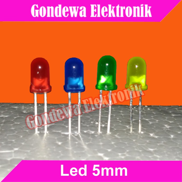Jual Led 5mm merah biru hijau kuning | Shopee Indonesia