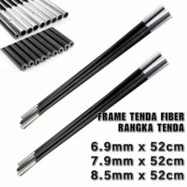 Jual Tenda Frame Fiber 6.9mmx52cm Great Outdoor Frame Batang Rangka ...