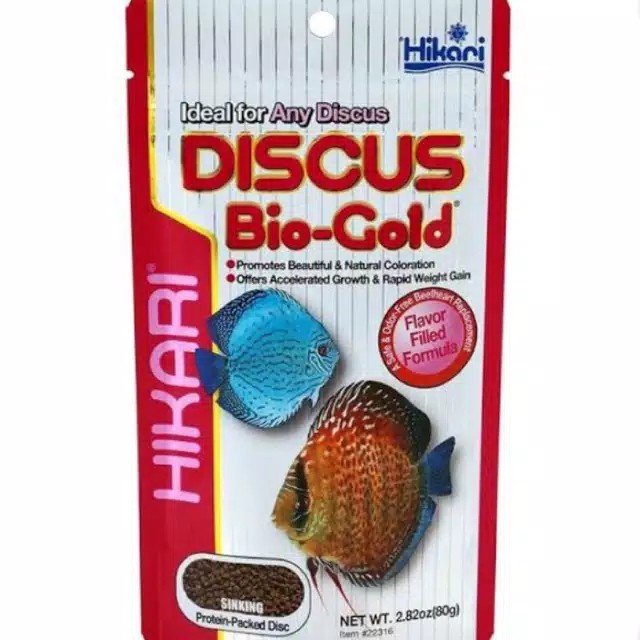 Jual HIKARI DISCUS BIOGOLD BIO GOLD 80 Gram 80 gr 80 g 80gram 80gr 80g ...