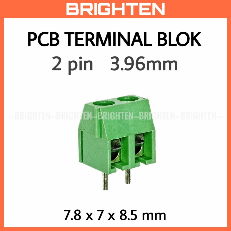 Jual PCB Terminal Blok Baud PCB 2 pin 3.96mm | Shopee Indonesia