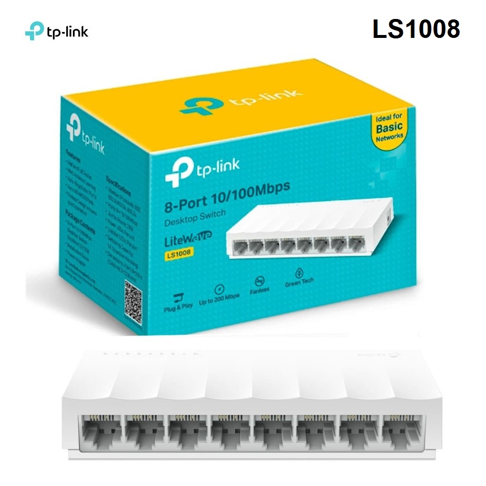 Jual TP-Link Switch HUB Lan 8 Port Ethernet Internet LS1008 | Shopee ...