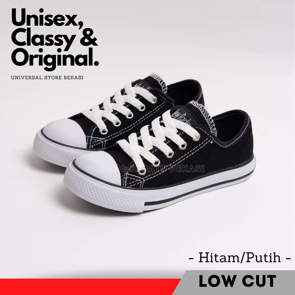 Jual Sepatu Tali Resleting Warior NB New Basket NB 338 LC TG Hitam ...