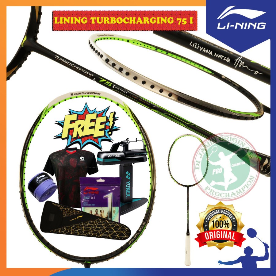 Jual Lining Turbocharging 75I Raket Badminton Original | Shopee Indonesia