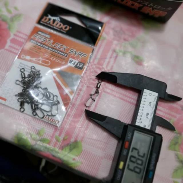 Jual rolling with snap fastlock snap daido atau kirai nomer 2 4 6 8 10 ...