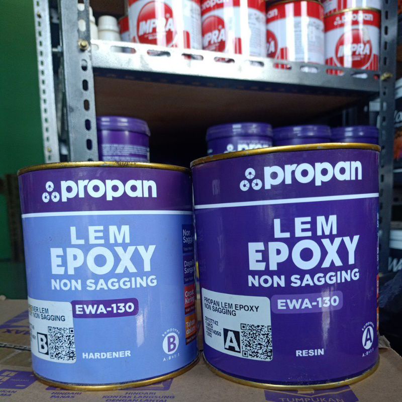 Jual PROPAN LEM EPOXY NON SAGGING ( 3.2 kg, 2 komponen ) | Shopee Indonesia