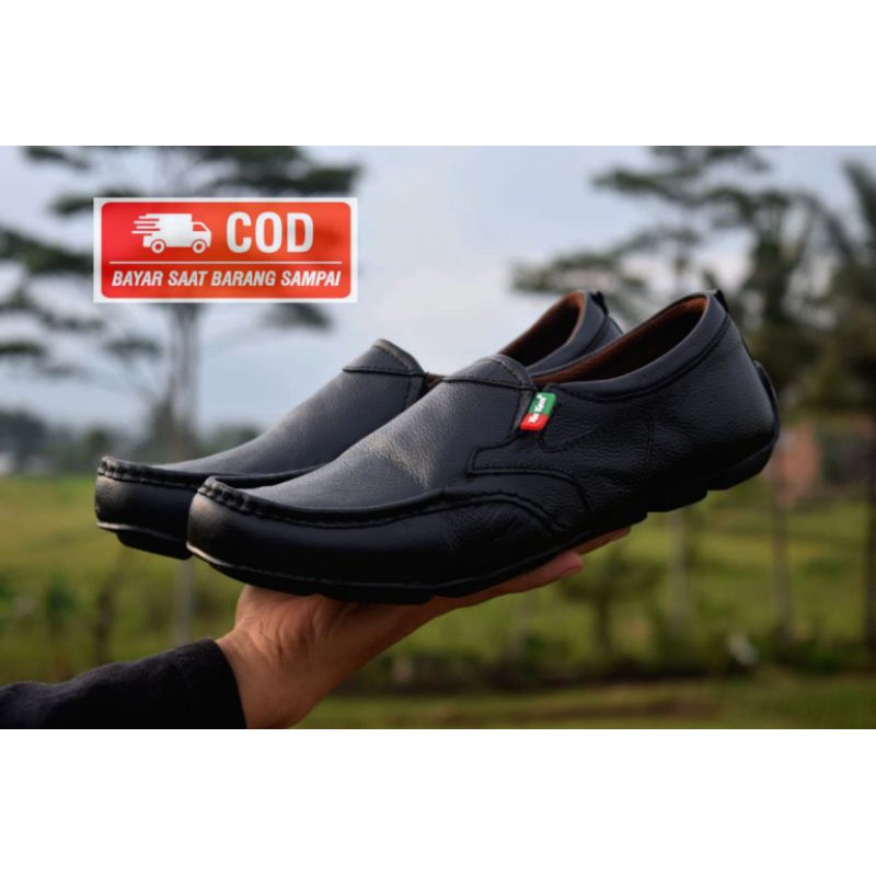 Jual Sepatu Pantofel Pria crocodile justin Kerja Cowo Formal Dinas Slop ...