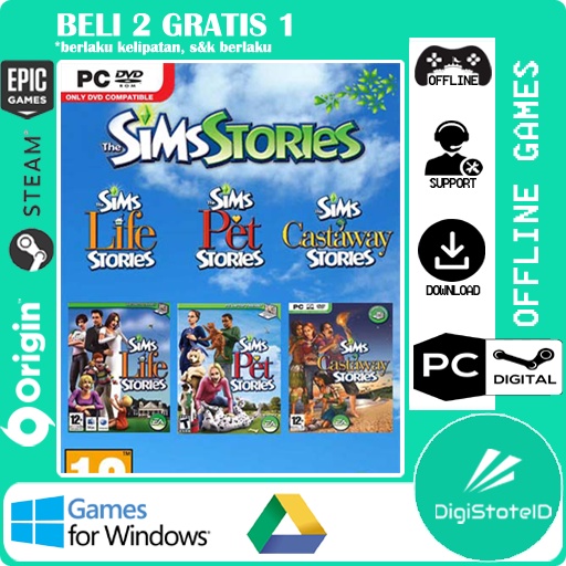 Jual The Sims Stories Collection - Game PC | Shopee Indonesia