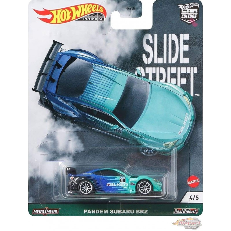 Jual Diecast Hot Wheels SLIDE STREET PANDEM SUBARU BRZ Falken HW ...