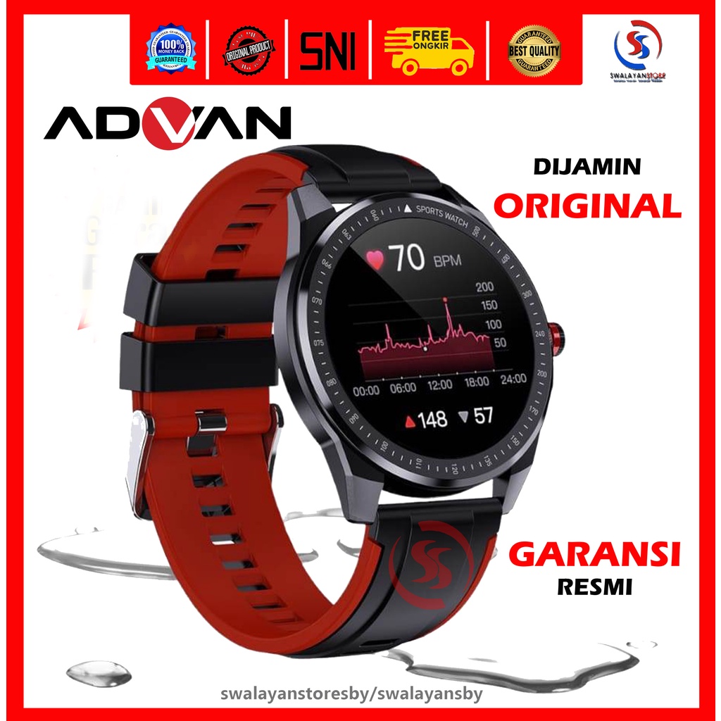 Jual SMARTWATCH ADVAN START GO R1 PRO 1,3 INCI - PEMANTAU SpO2 24 Jam ...
