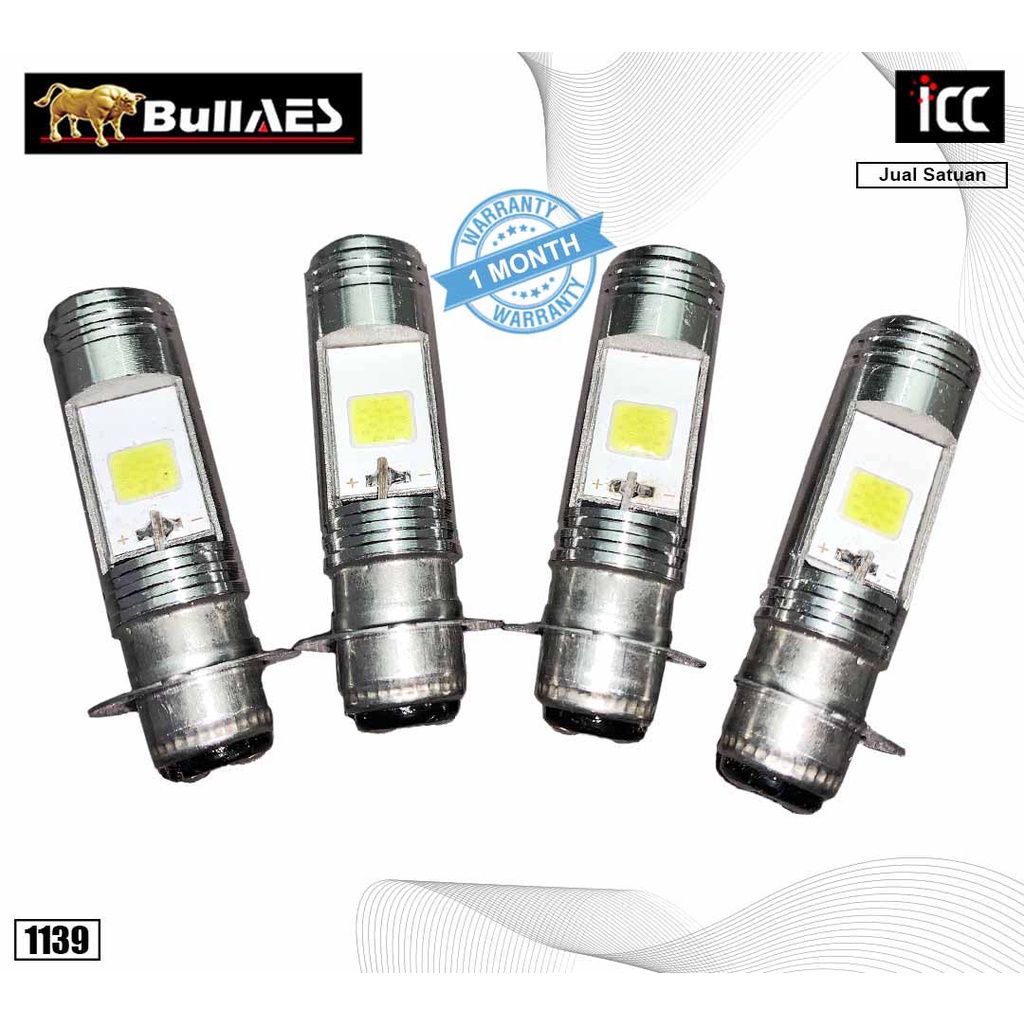 Jual Bohlam LED H6 Cob 2 Mata LED Ac Dd Merk ICC | Shopee Indonesia