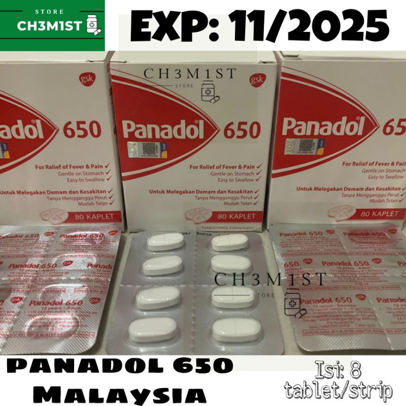 Jual panadol 650 malaysia | Shopee Indonesia