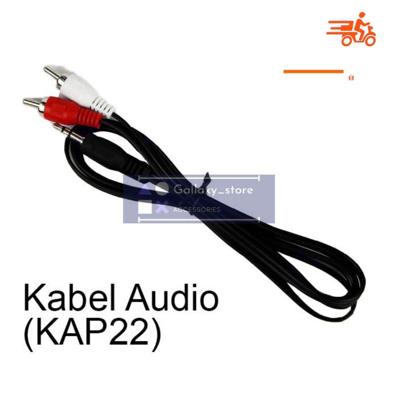 Jual KABEL AUDIO PRO KAP-22 2IN/KABEL AUX TO RCA | Shopee Indonesia