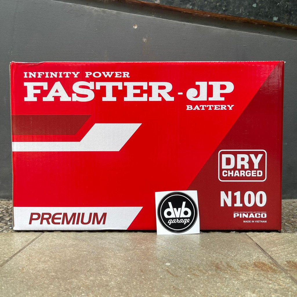 Jual ACCU FASTER JP N100 12V 100AH - AKI BASAH BATERAI BATTERY | Shopee Indonesia