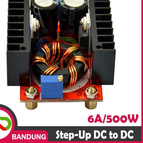 Jual READY 150W DC STEP UP BOOST CONVERTER 6A 10-32V TO 12-35V MODULE ...