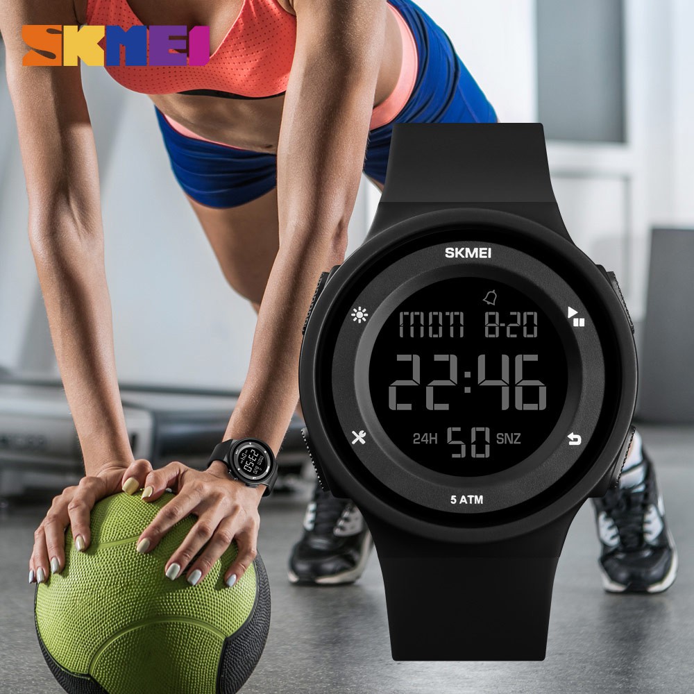 Jual Jam Tangan Digital Pria - 1445 - EMWSDSBK Black - SKMEI | Shopee ...