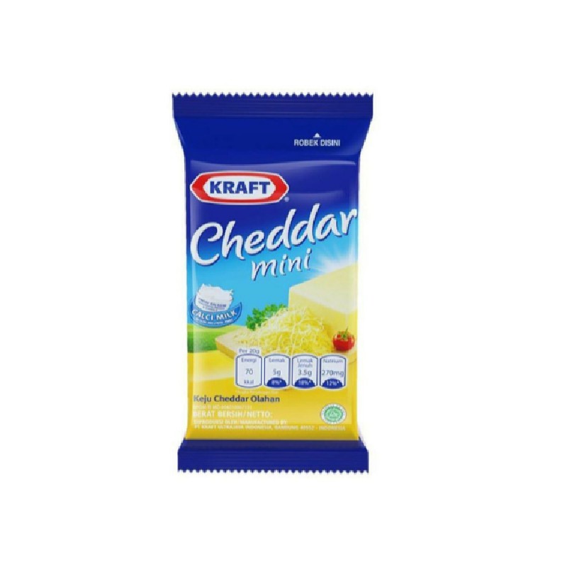 Jual Kraft Keju Cheddar Kemasan Mini Sachet 30gr | Shopee Indonesia