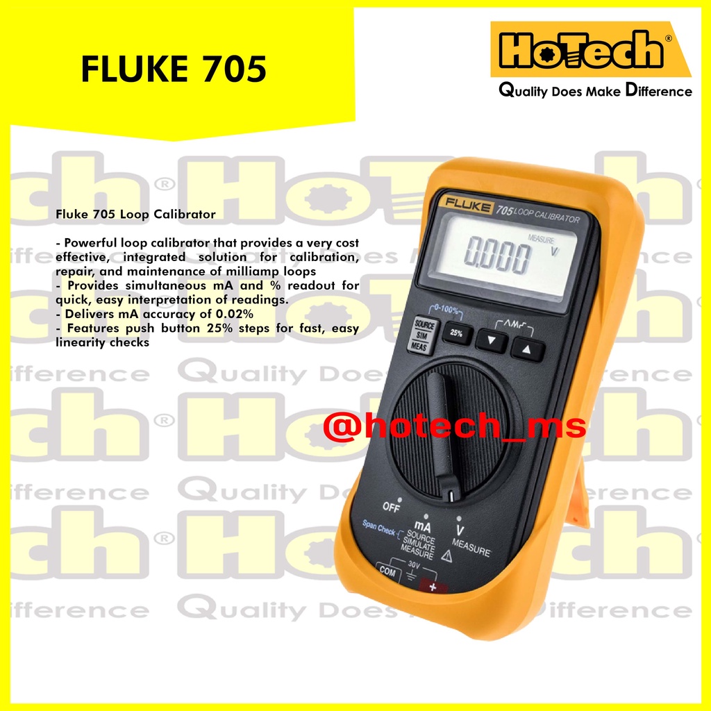 Jual Fluke 705 Loop Calibrator | Shopee Indonesia