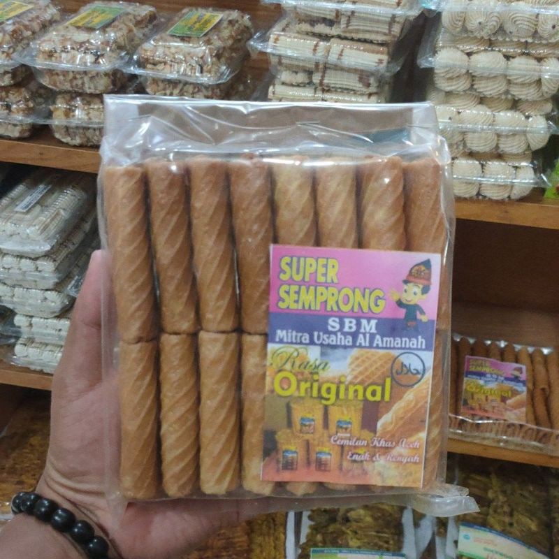 Jual kue supet/kue semprong lipat khas Aceh/oleh-oleh khas Aceh ...