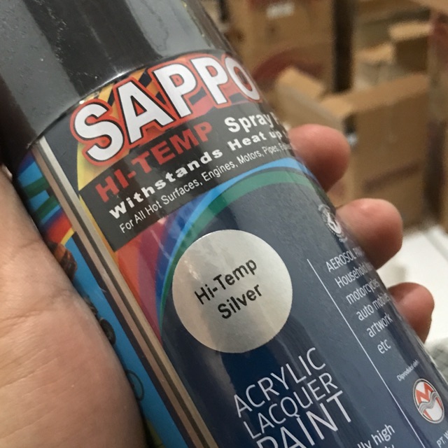 Jual SAPPORO SPRAY HI TEMP SILVER 300 ml HT SILVER | Shopee Indonesia