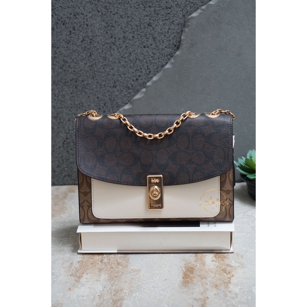 Jual coach sign lane shoulder bag (authentic / original) | Shopee Indonesia