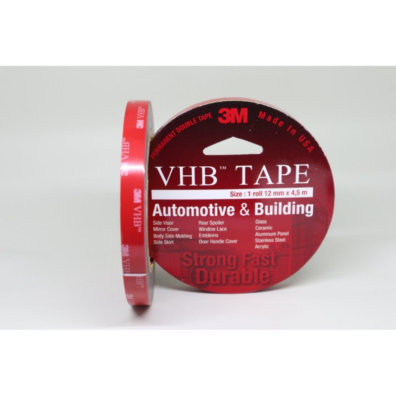 Jual DOUBLE TAPE VHB 3M x 4,5M / DOUBLE FOAM TAPE | Shopee Indonesia