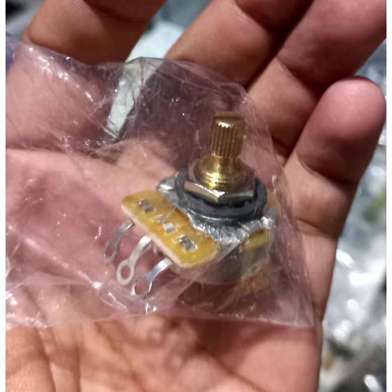 Jual POTENSIO POTENSIOMETER GITAR BASS ELEKTRIK CTS B 250 GOLD ORIGINAL ...