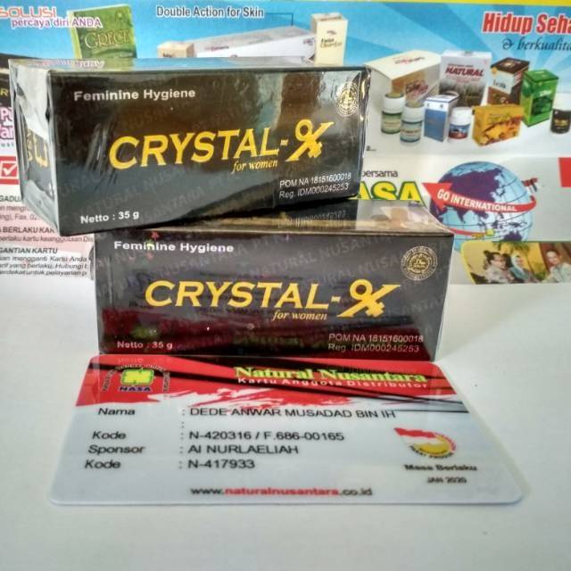 Jual CRYTAL X ORIGINAL PT Natural Nusantara (NASA) | Shopee Indonesia