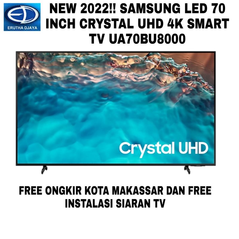 Jual SAMSUNG LED 70 Inch Smart 4K Crystal UHD TV 70BU8000 | Shopee ...