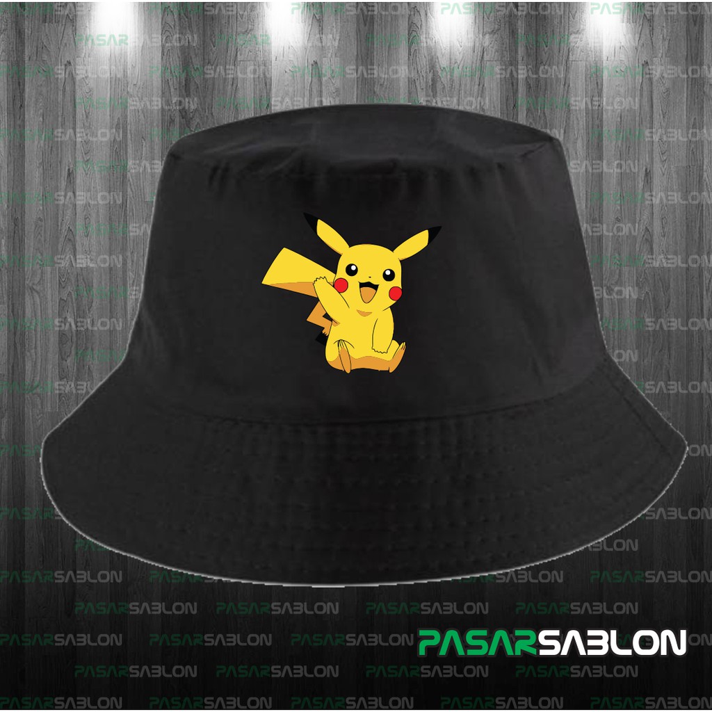 Jual Topi Bucket Pokemon Pikachu | Shopee Indonesia
