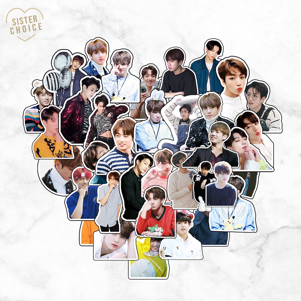 Jual Sticker BTS Jungkook Cute / Stiker JK / Sticker KPOP | Sticker ...