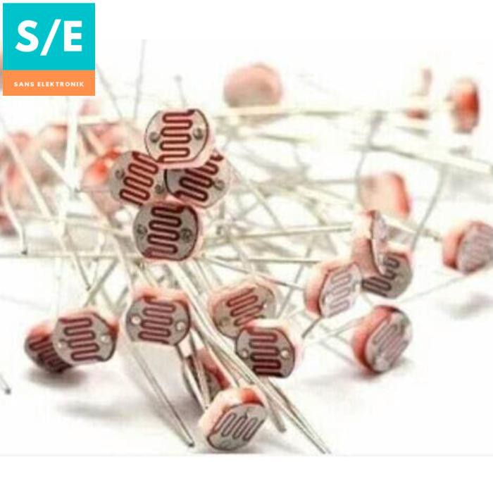 Jual LDR GL5516 Light Dependent Resistor Peka Cahaya Sensor Resistansi ...