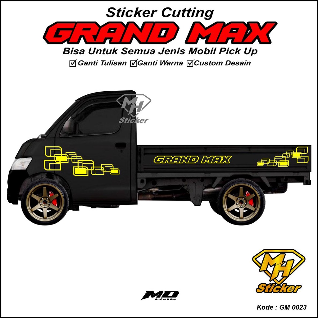 Jual STIKER CUTTING GRAND MAX ,PICK UP, L300 SKOTLET VARIASI | Shopee Indonesia