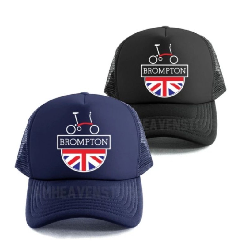 Jual Topi trucker cap jaring sepeda Brompton London | Shopee Indonesia