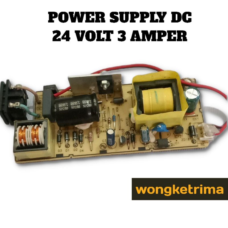 Jual POWER SUPPLY DC 24 VOLT 3 AMPER PSU 24V 3A ADAPTOR 24V 3 A ...