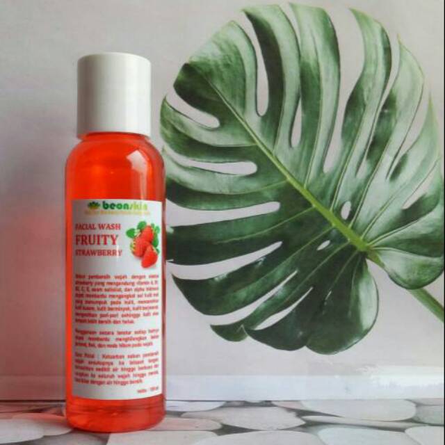 Jual Beonskin Strawberry facial wash (sabun strawberry) | Shopee Indonesia