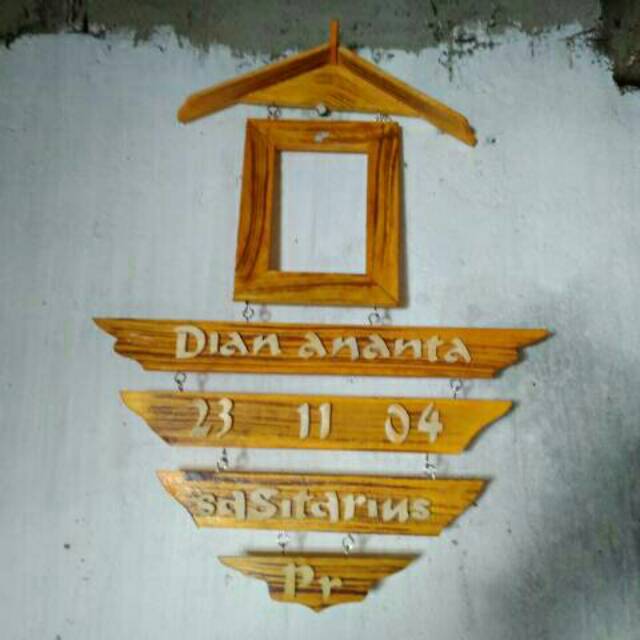 Jual Papan ukir nama tunggal | Shopee Indonesia