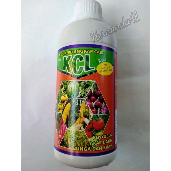 Jual Pupuk KCL Cair Plus Zpt Ga3 500ml penyubur akar daun bunga & buah | Shopee Indonesia