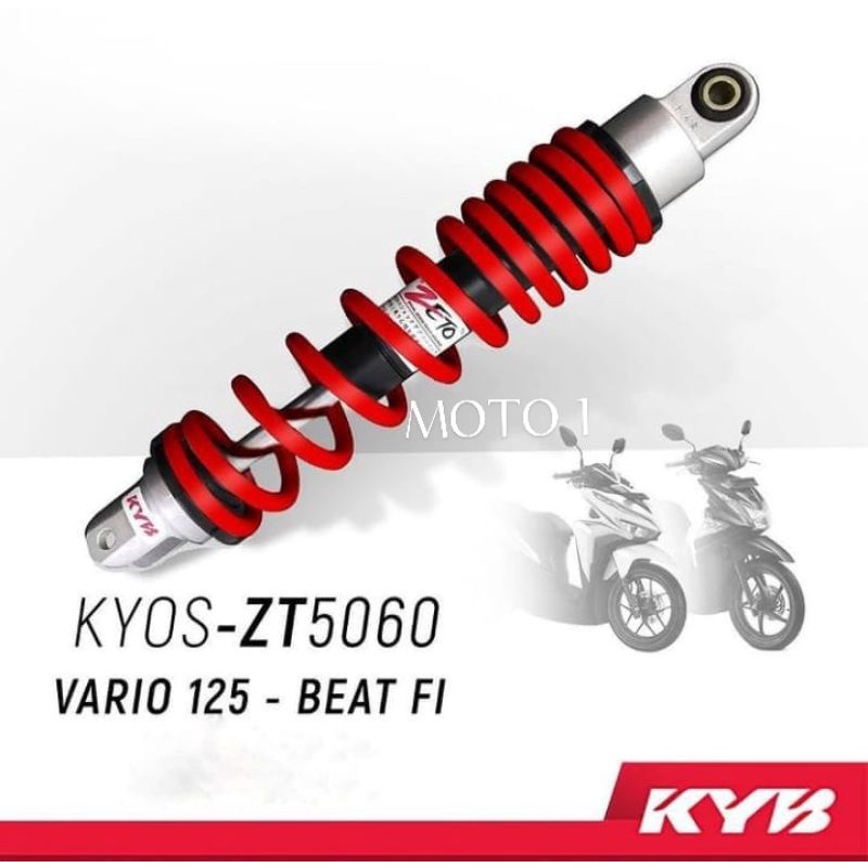 Jual ShockBreaker KYB-ZETO- ZT5060 - Z Series - 320MM - Vario 125 /Vario 150 /Beat F1 /Beat Esp ...