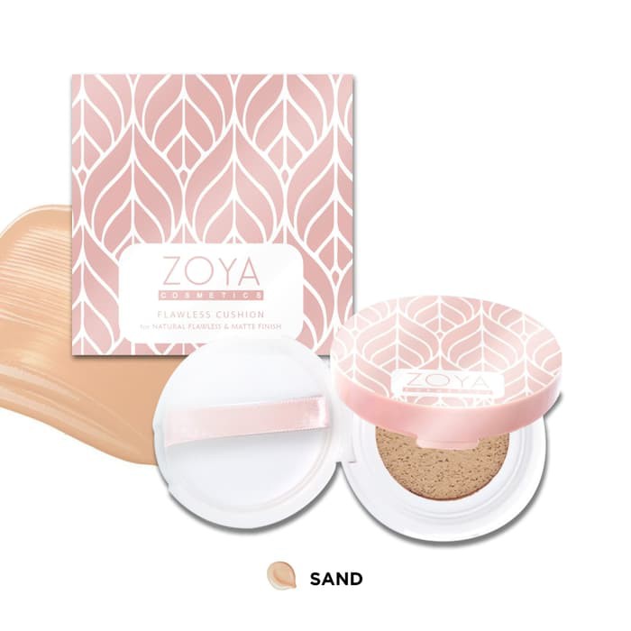 Jual Zoya Cosmetics Flawless Mineral Cushion (Sand) | Shopee Indonesia