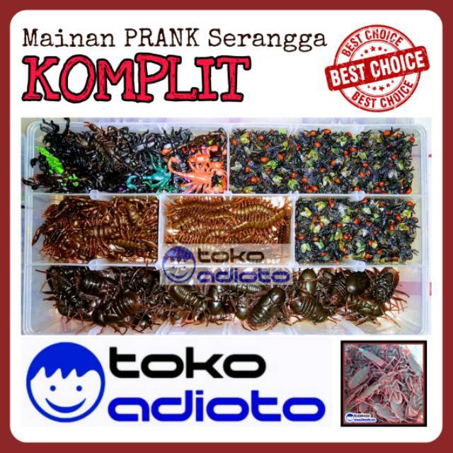 Jual Mainan Cicak, Ular, Kecoa, Kelabang, Kalajengking, Kalelawar ...