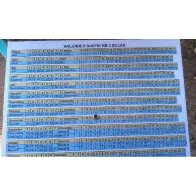Jual Kalender kb suntik 3bln , baliknya cara merencanakan jenis kelamin ...