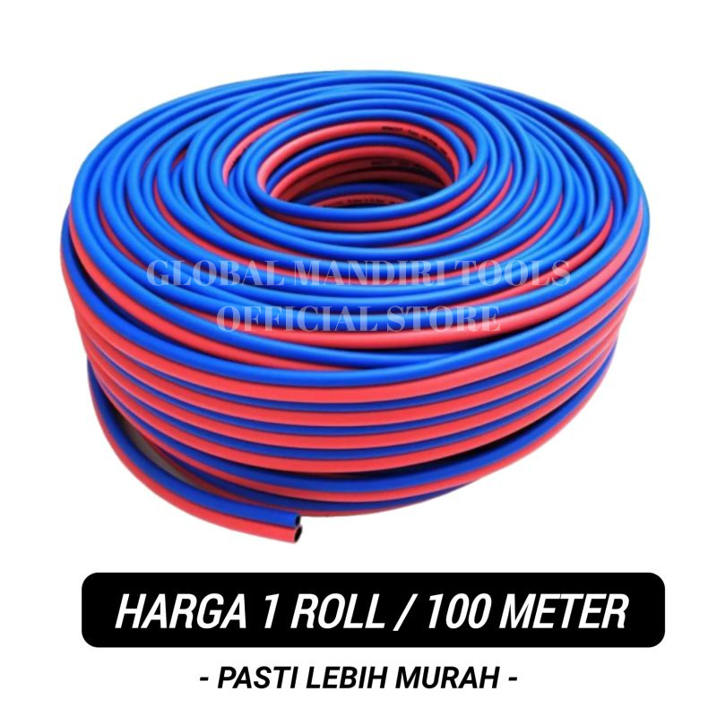 Jual 1 Roll Selang Las Double/ Selang Las Blender Potong / Selang Las ...