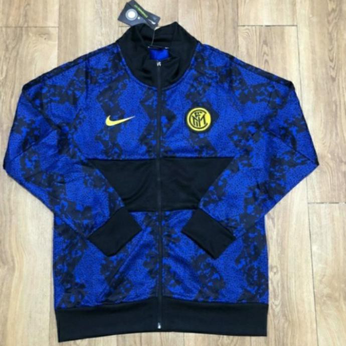 Jual JAKET BOLA INTER MILAN GRADE ORI 2021 HITAM/BIRU - M | Shopee ...